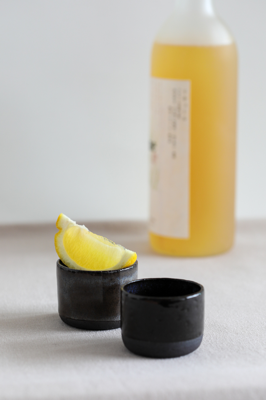 Set of 2 Sake Shot Mugs - dark moon + black storm - Vera Wiedermann ...