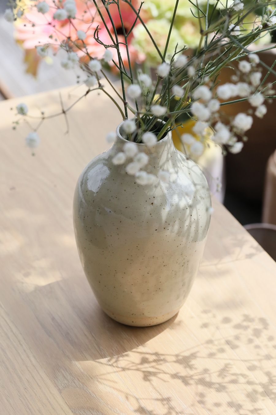 Vase – dirty celadon - Vera Wiedermann Ceramics