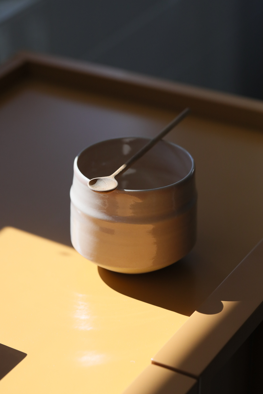 Japanese Yunomi Mug – light rosé - Vera Wiedermann Ceramics