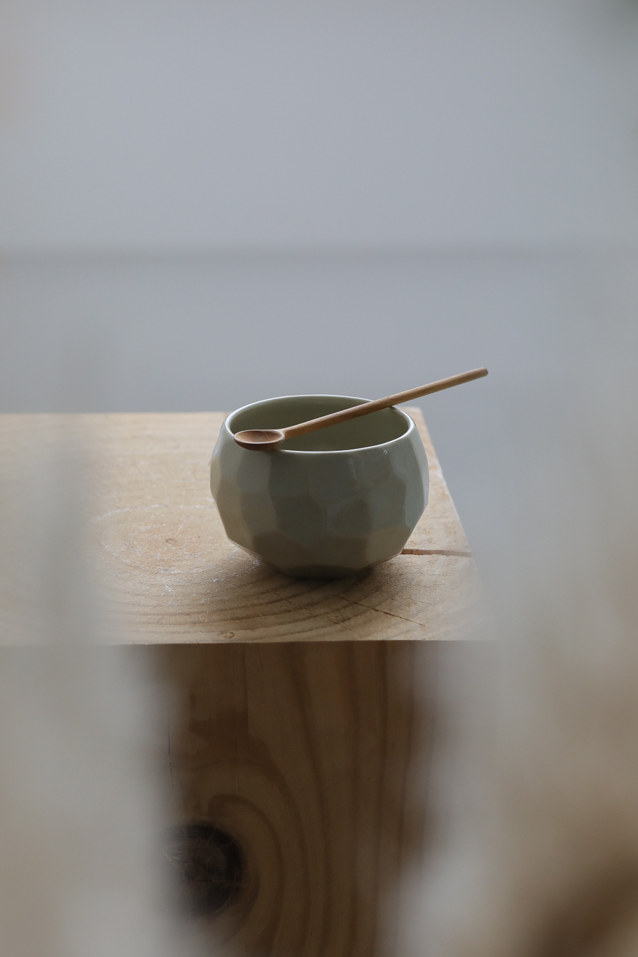 Japanese Yunomi Mug – light celadon - Vera Wiedermann Ceramics