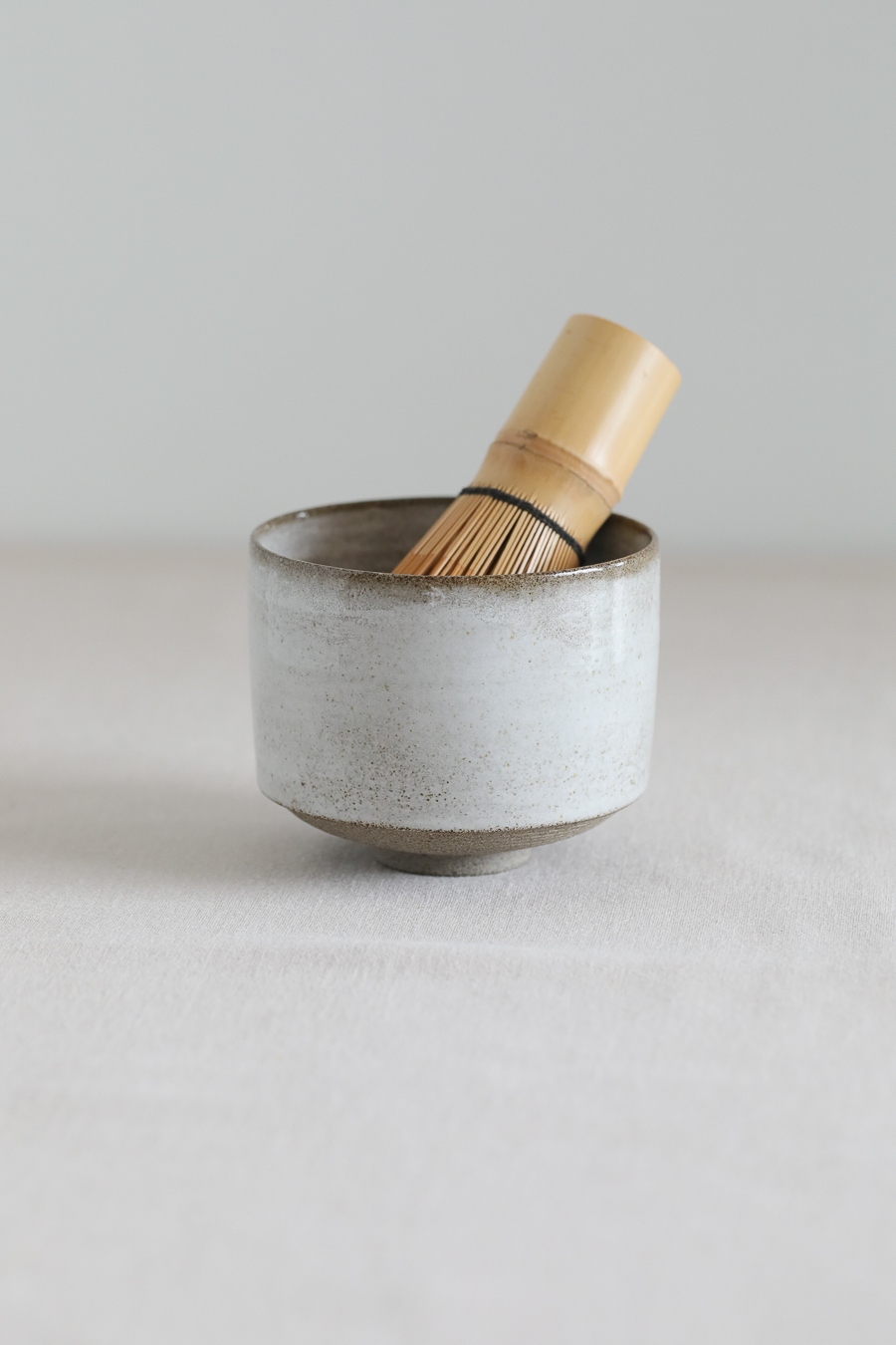Japanese Yunomi Mug or Small Matcha Bowl – white - Vera Wiedermann Ceramics